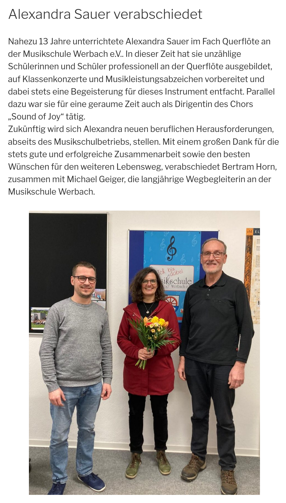 Presse – Musikschule Werbach
